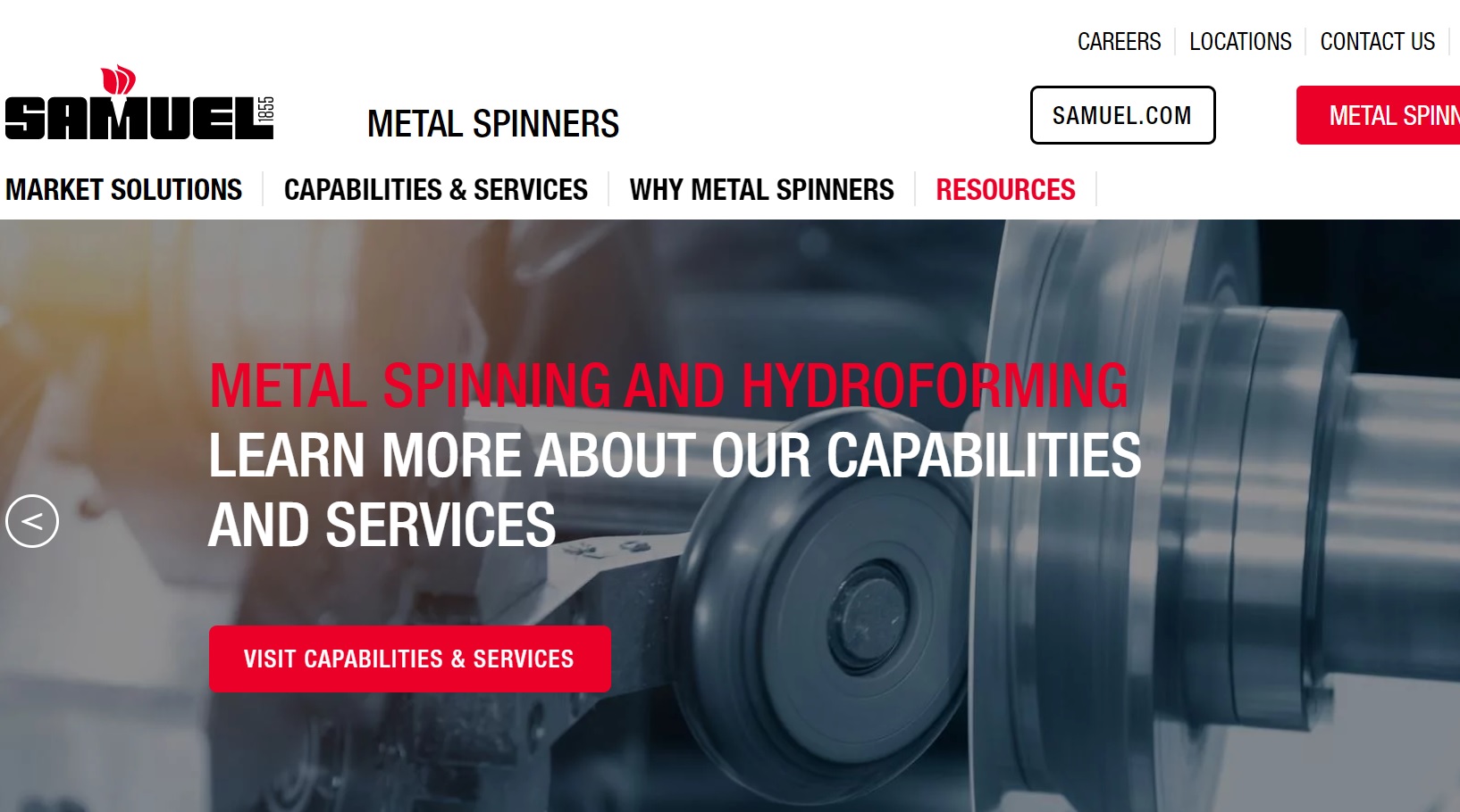 Samuel Metal Spinners | Metal Spinners